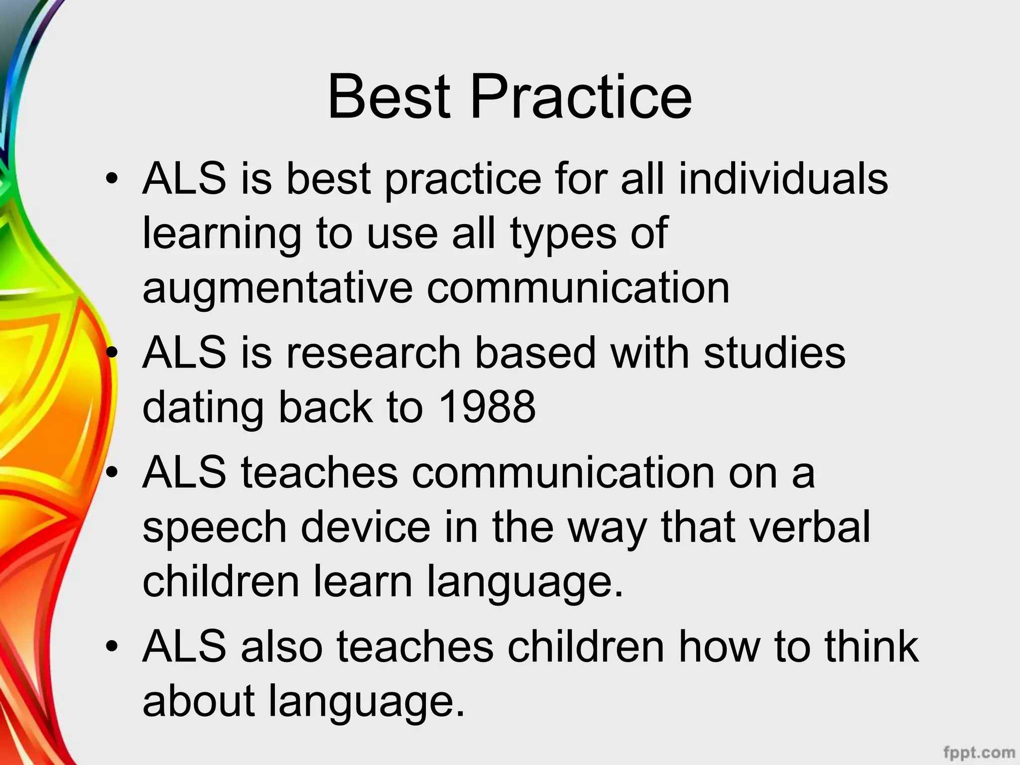 Aided language stimulation | PPTX