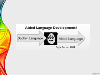 Aided language stimulation | PPTX