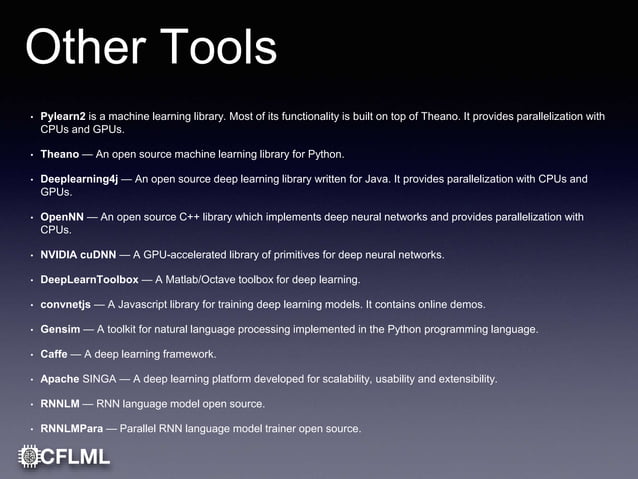 AI Deep Learning - CF Machine Learning | PPTX | Artificial Intelligence | Technology & Computing