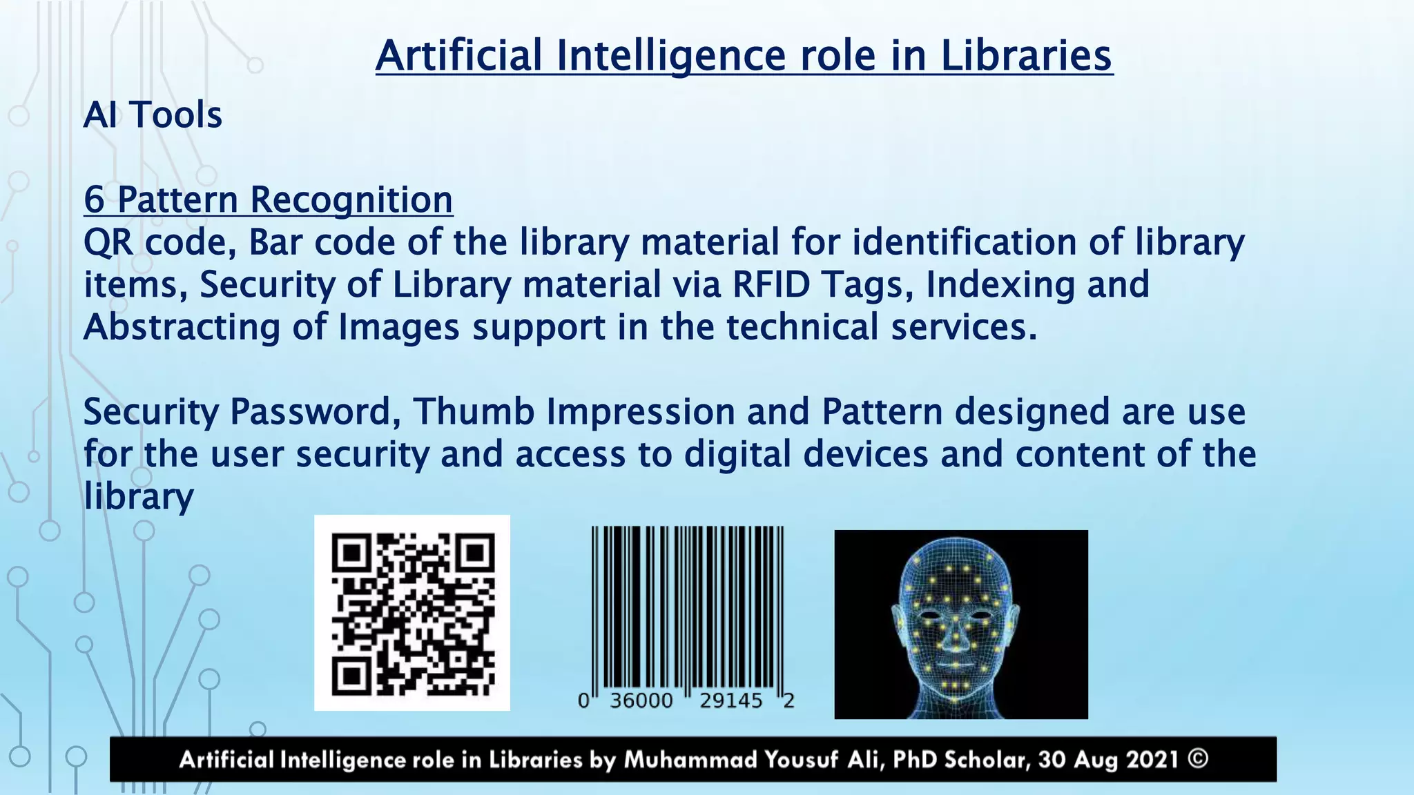 Artificial Intelligence role in Libraries | PPTX