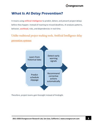 AI Delay Prevention How to Prevent Project Delays | PDF