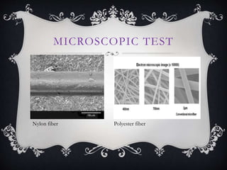 Nylon Fiber Under Microscope