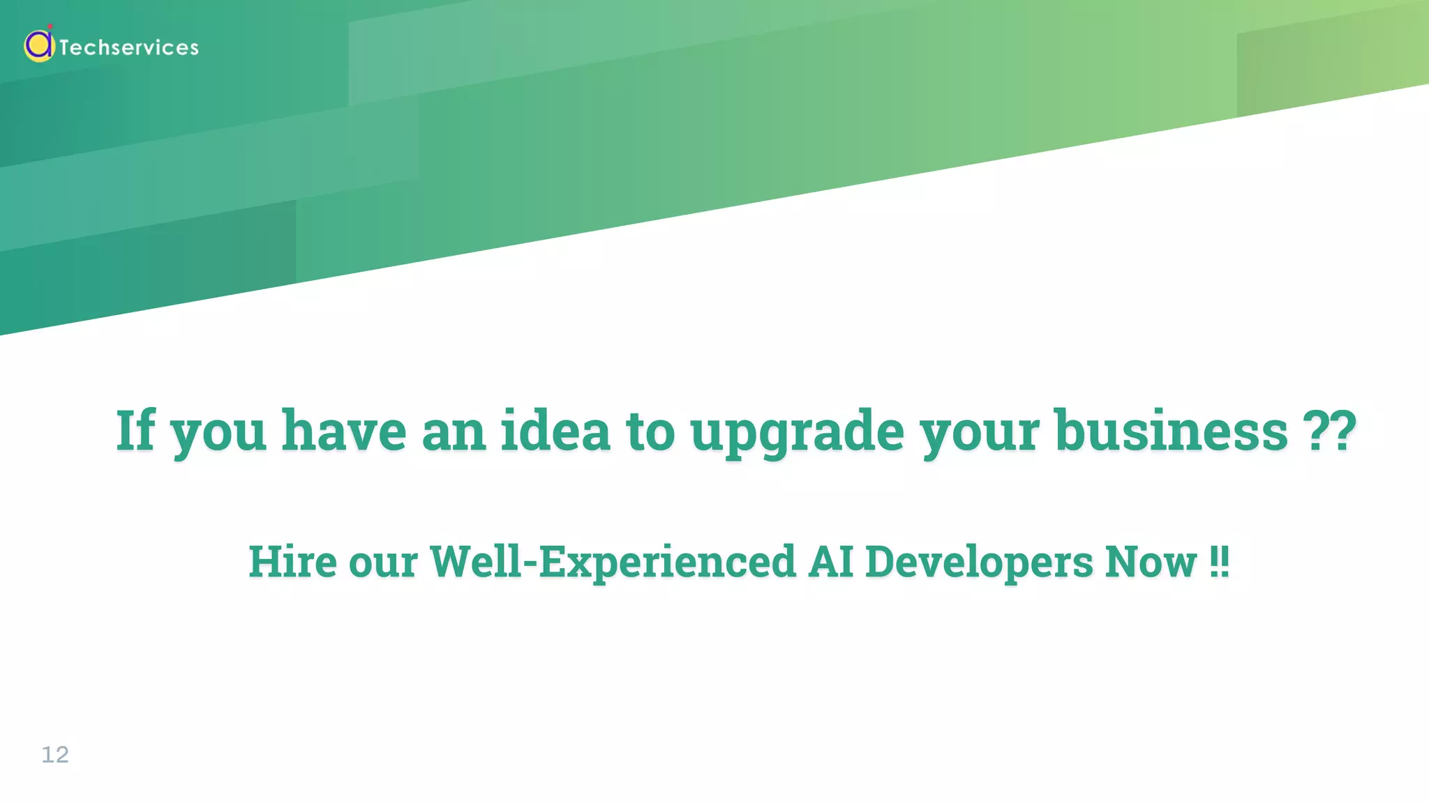 Ai Development Services Ai Techservices Ppt
