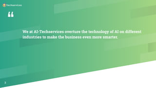 Ai development services ai techservices | PPT
