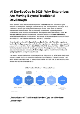 AI DevSecOps in 2025_ Why Enterprises Are Moving Beyond Traditional ...