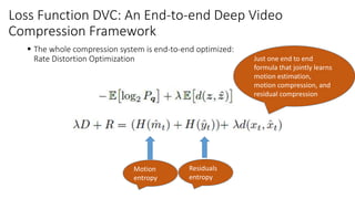 Machine Learning approaches at video compression | PPT