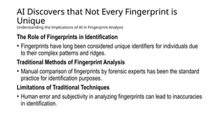 AI Discovers that Not Every Fingerprint is Unique.pptx