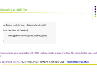 AIDL - Android Interface Definition Language | PDF