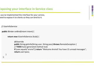 AIDL - Android Interface Definition Language | PDF
