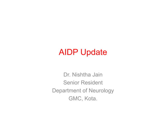 acute inflammatory demyelinating polyneuropathy | PPTX | Brain and ...
