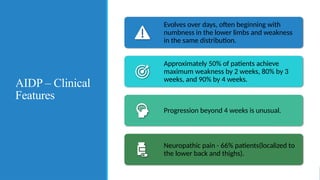 AIDP (acute inflammatory demyelinating paraplegia | PPTX