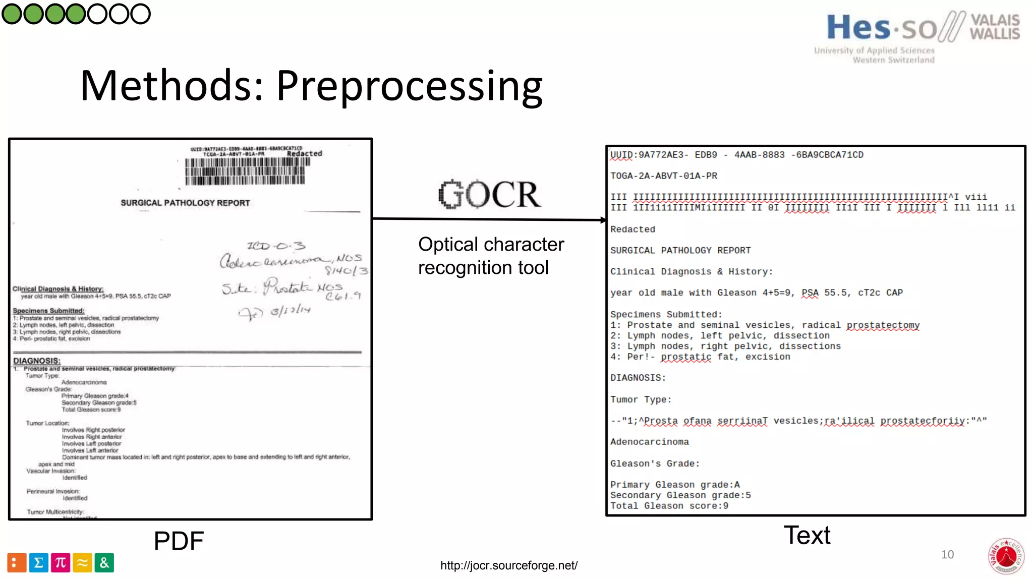 Classification of prostate cancer pathology reports using natural ...