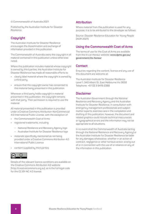 Disaster Resilience Education for Young People Handbook | PDF