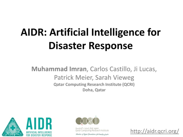 Artificial Intelligence for Disaster Response | PPTX