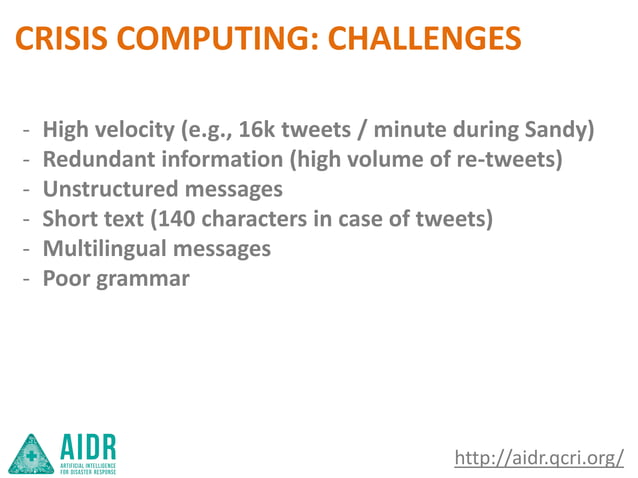 Artificial Intelligence for Disaster Response | PPTX