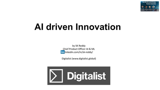 AI driven innovation | PPT | Free download