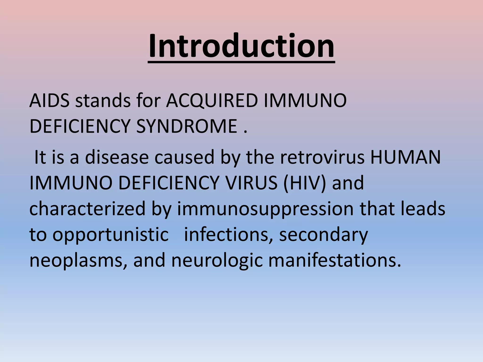 AIDS | PPTX