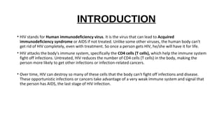 AIDS | PPT | Infectious Diseases | Diseases and Conditions