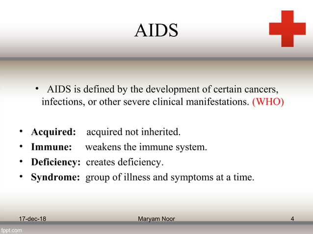 Aids | PPT | Infectious Diseases | Diseases and Conditions