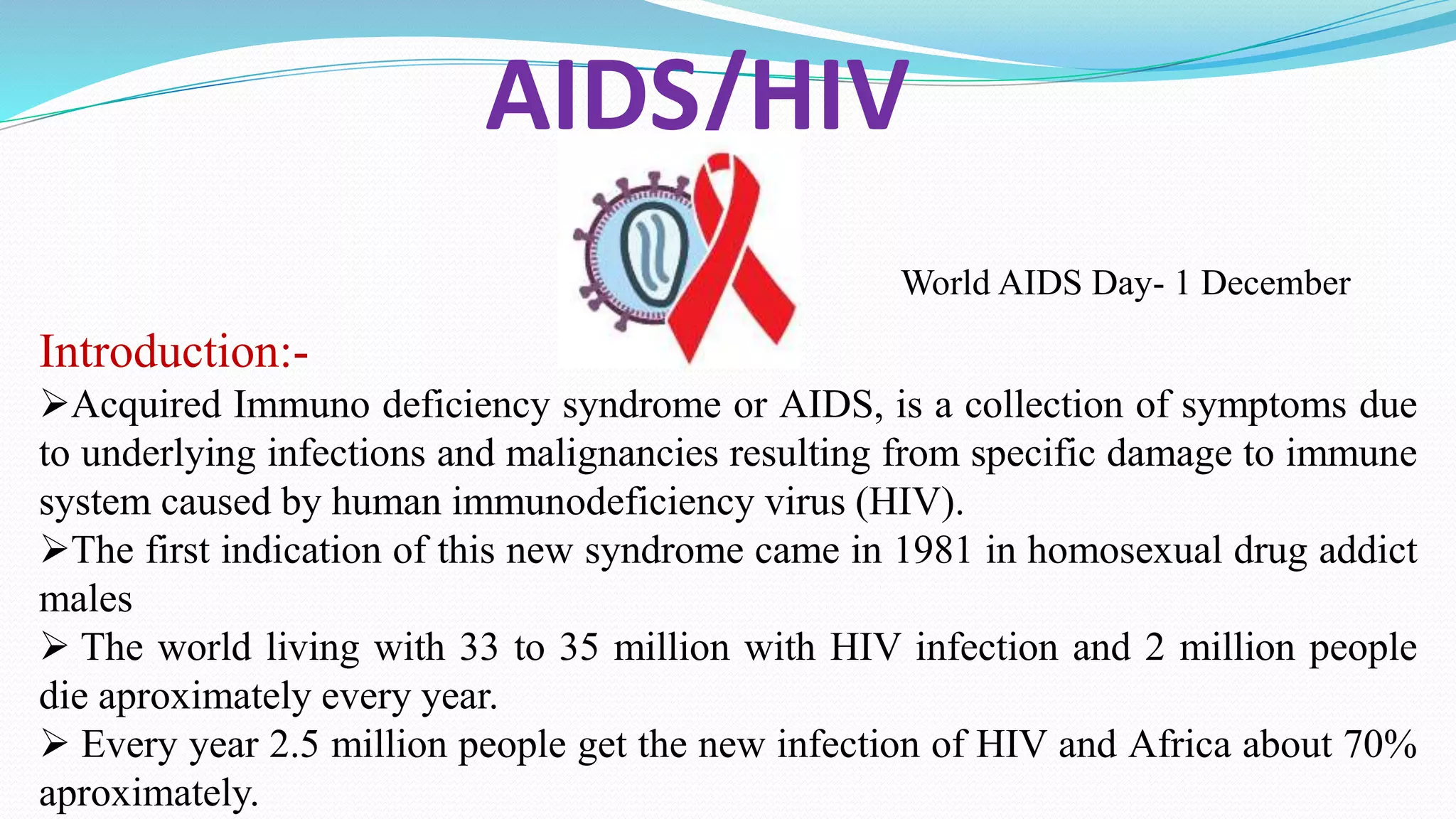 AIDS/HIV | PPTX