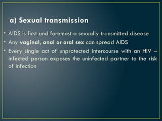 AIDS.pptx- Acquired Immunodeficiency Disease | PPTX