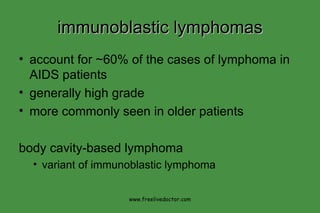 Aids related lymphomas | PPT