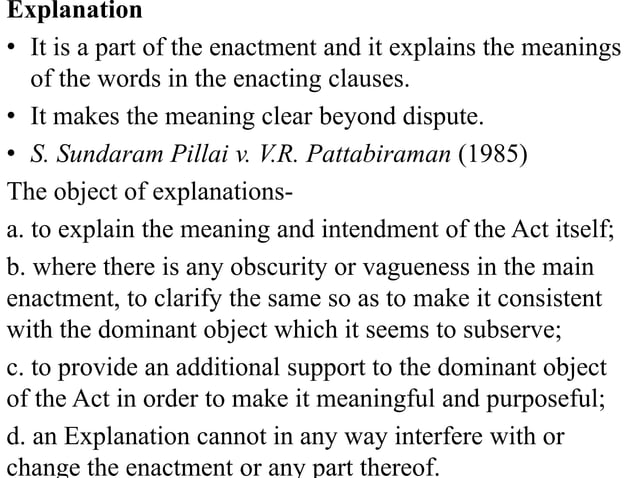 Aids-to-interpretation interpretation of statutes | PPTX