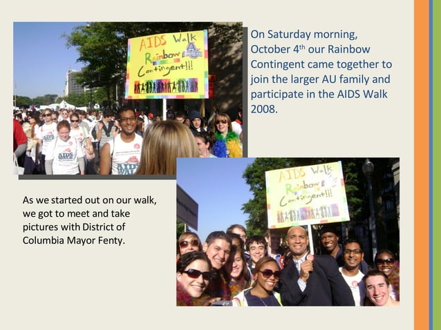 Aids Walk DC 2008 Photos | PPT