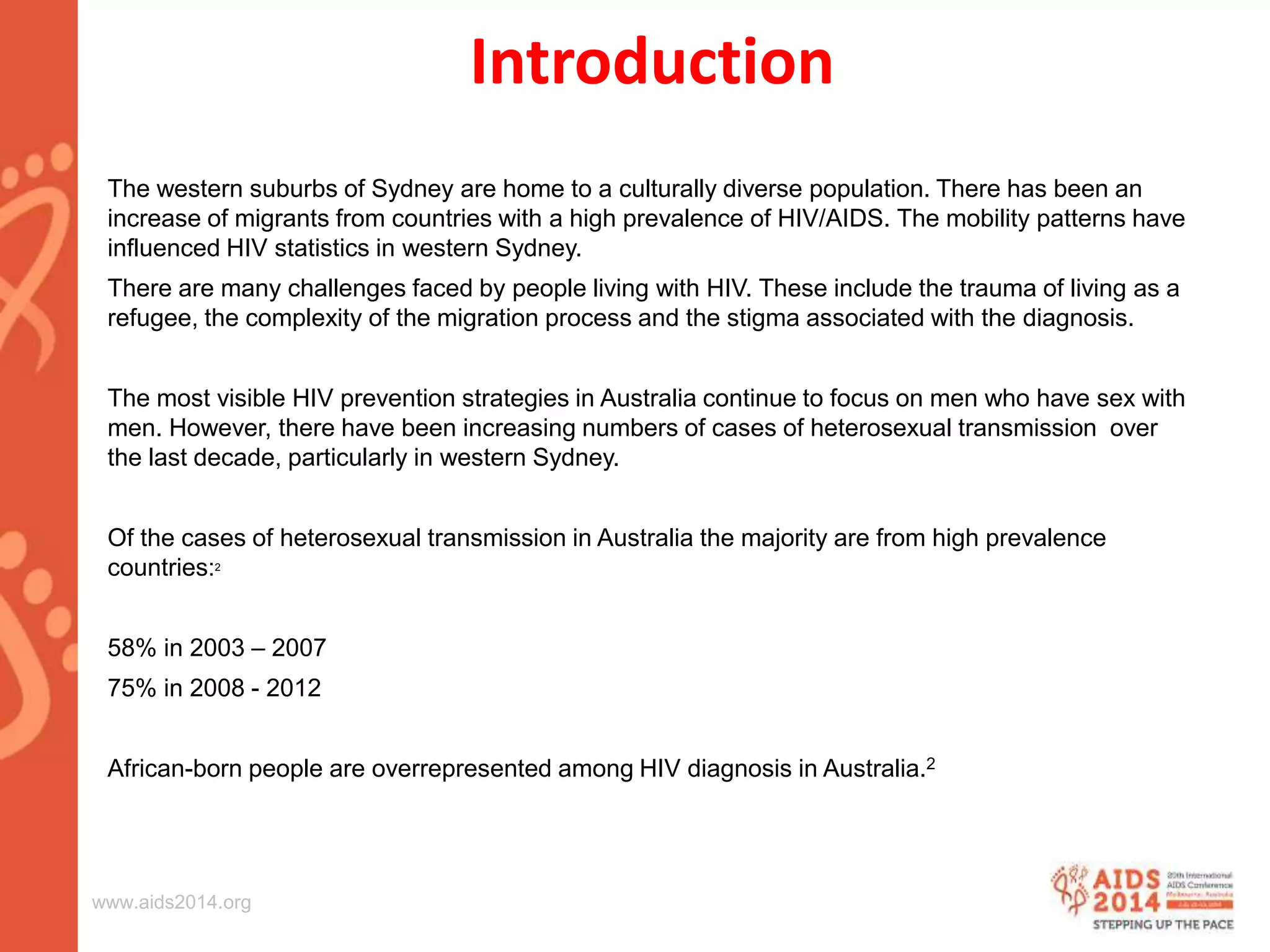 Overcoming HIV stigma and social isolation in the African diaspora ...