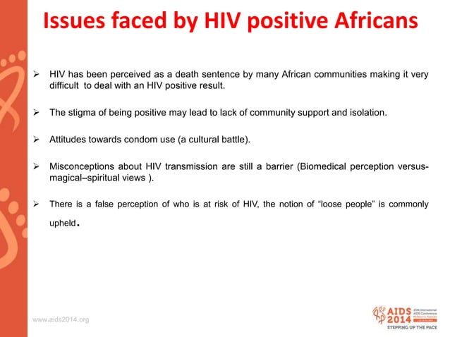 Overcoming HIV stigma and social isolation in the African diaspora ...