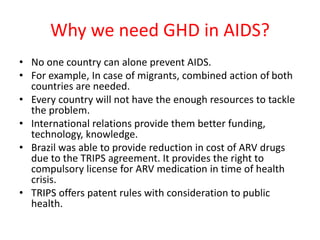 AIDS and Global health diplomacy.pptx