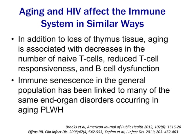 Overview of HIV & Aging | PDF | Endocrine and Metabolic Diseases ...
