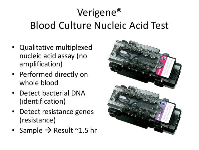 Blood Culture Nucleic Acid Testing: Identification and Resistance