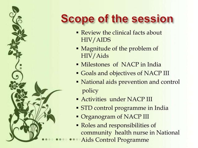 aids control pgram.pptNurses students jn | PPT