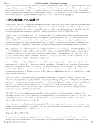 Aids dan homoseksual | PDF