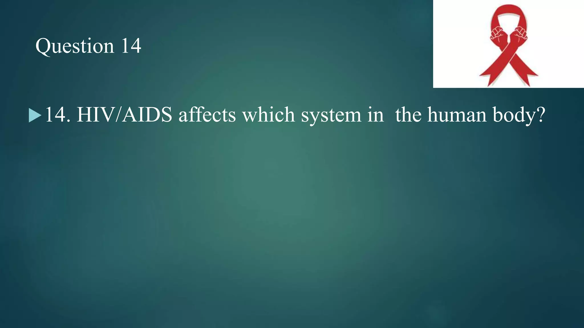AIDS day Quiz | PPTX