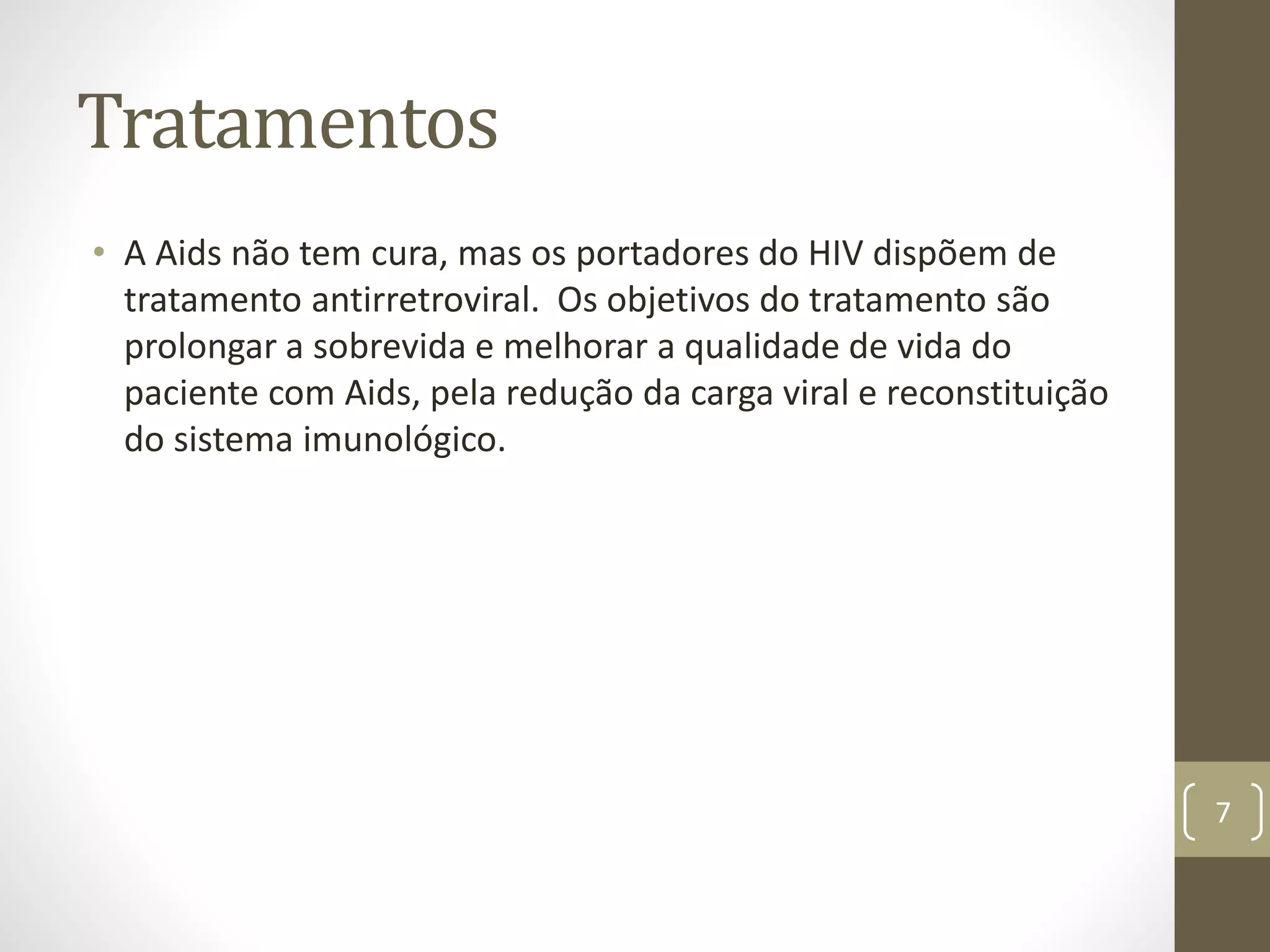 AIDS e HIV | PPTX | Infectious Diseases | Diseases and Conditions