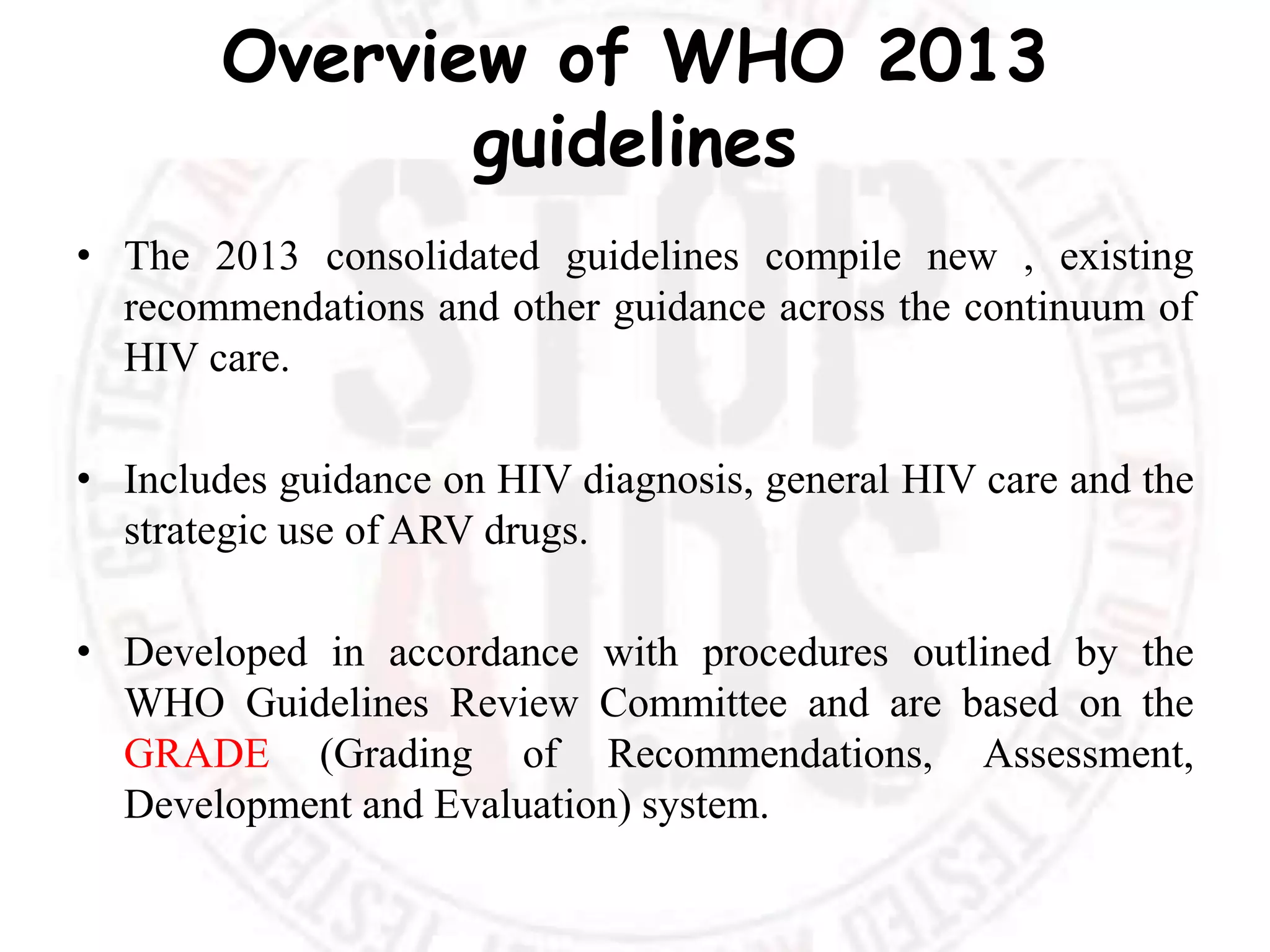 HIV/AIDS RECENT ADVANCES | PPTX