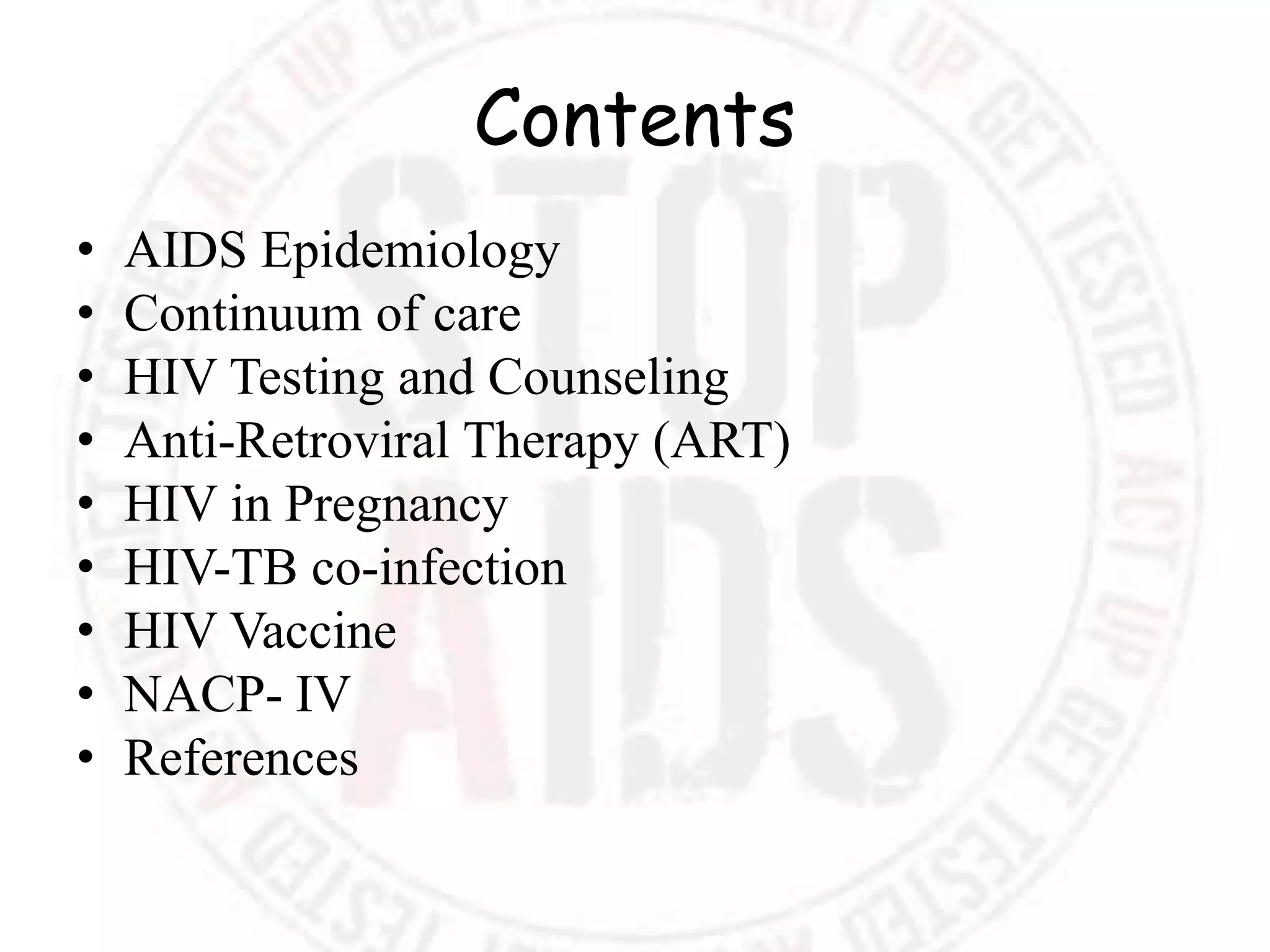 HIV/AIDS RECENT ADVANCES | PPTX