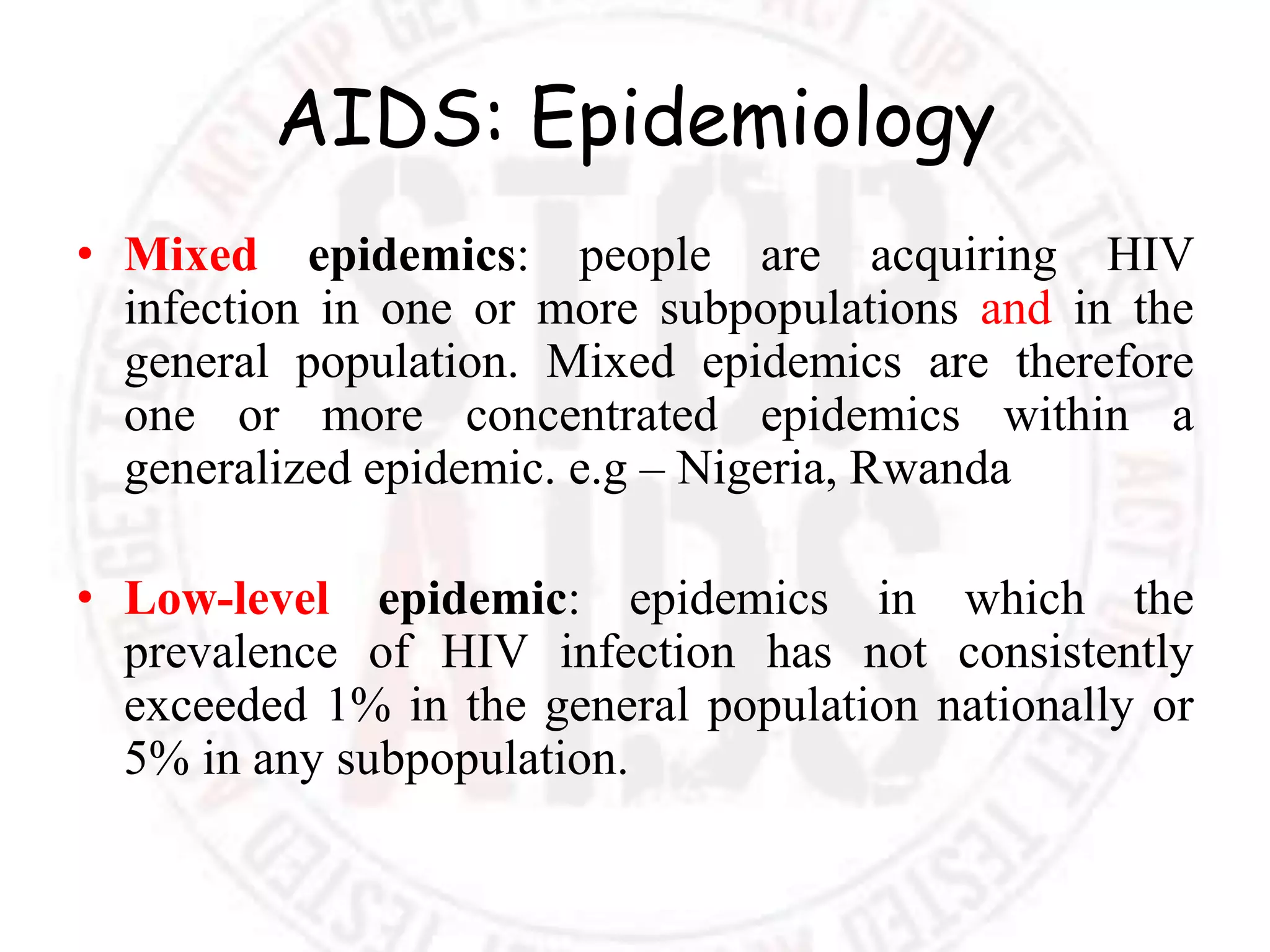 HIV/AIDS RECENT ADVANCES | PPTX