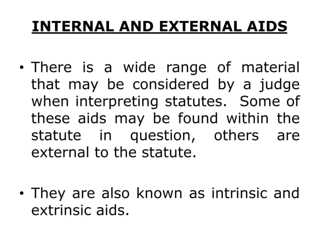 Aids of interpretation | PPTX