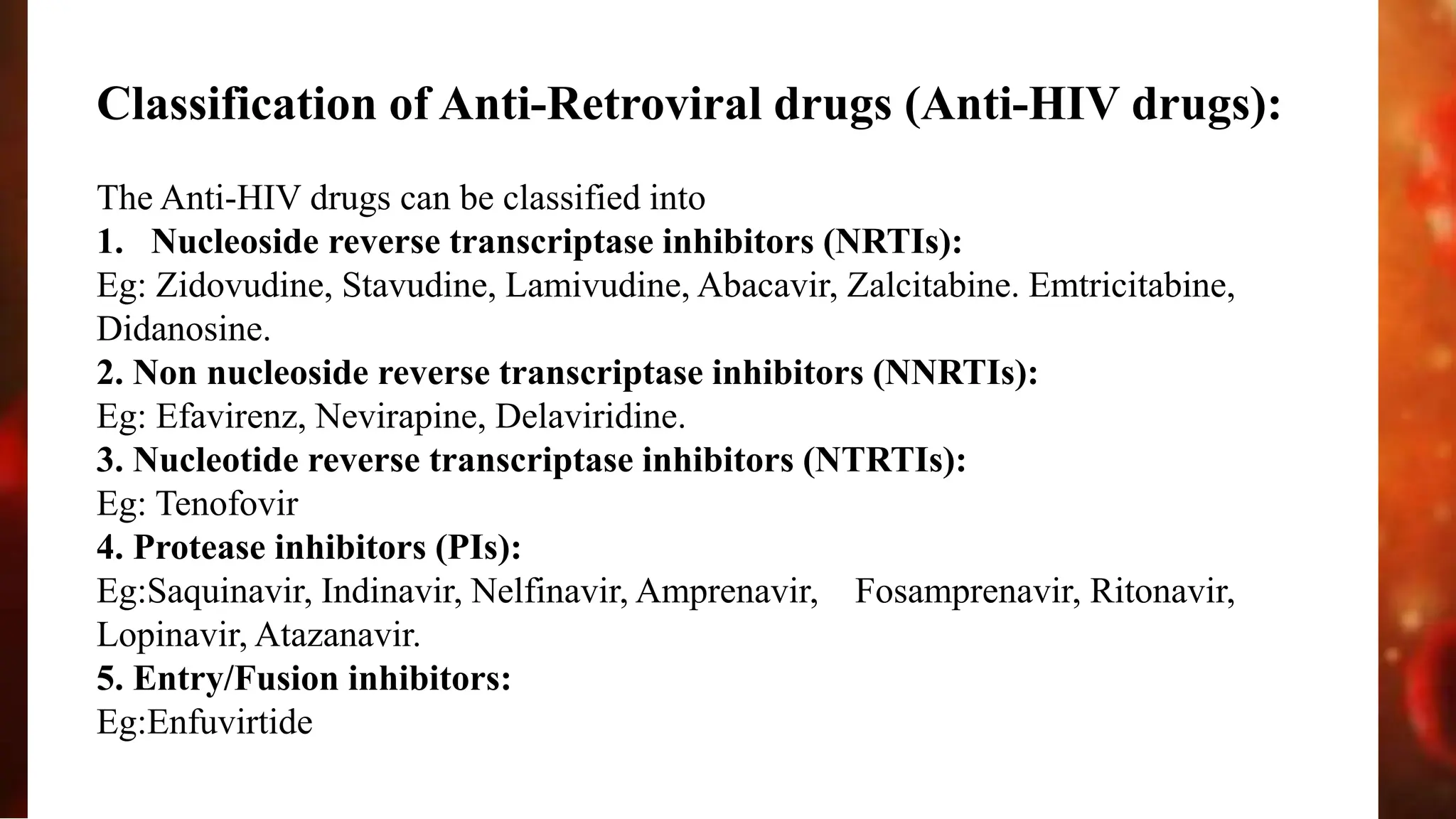 Etiology, pathophysiology, Pharmacotherapy of AIDS .pptx