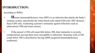 Etiology, pathophysiology, Pharmacotherapy of AIDS .pptx