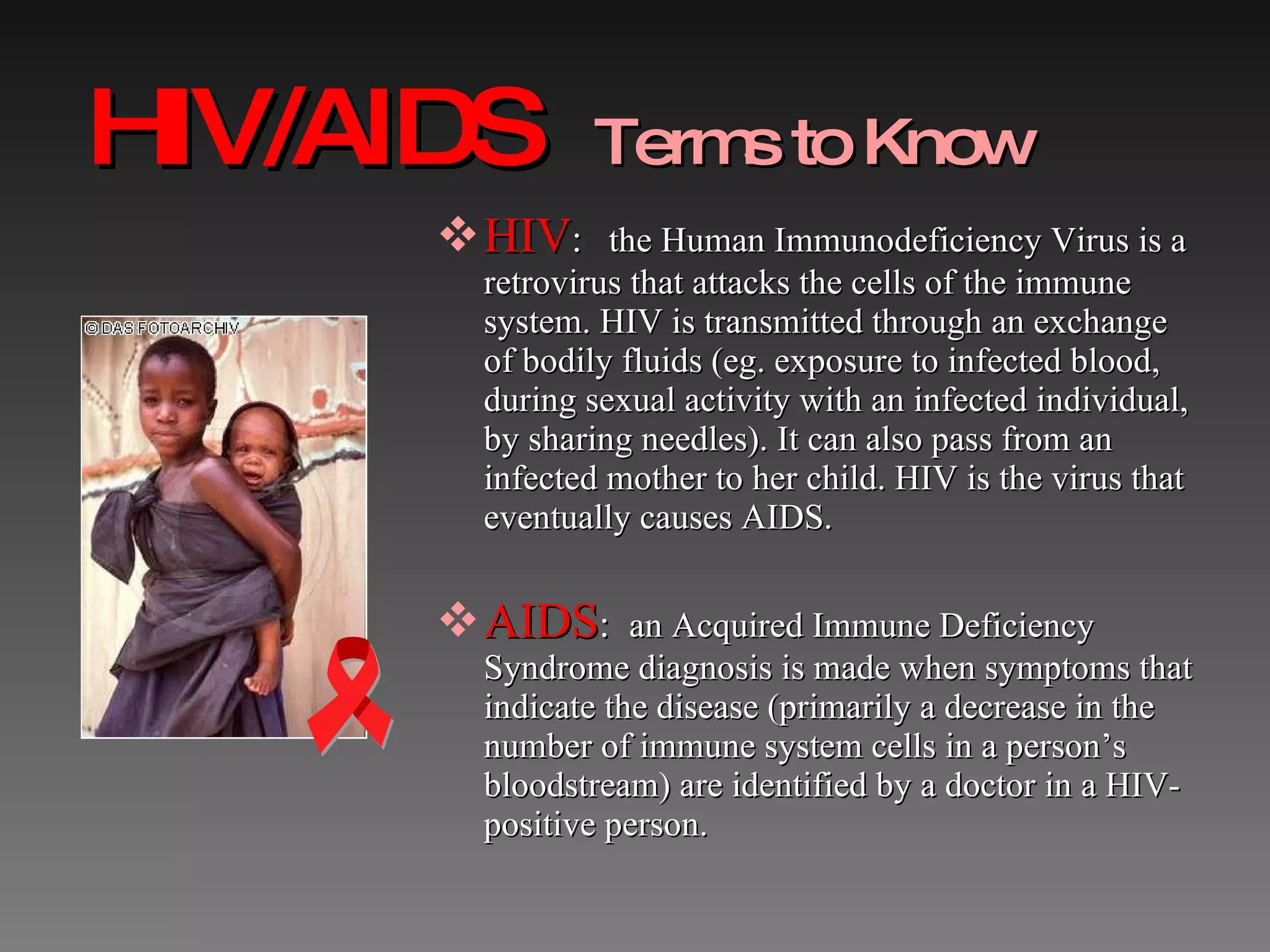 HIV/Aids Presentation | PPT