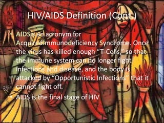 HIV/AIDS | PPTX | Infectious Diseases | Diseases and Conditions