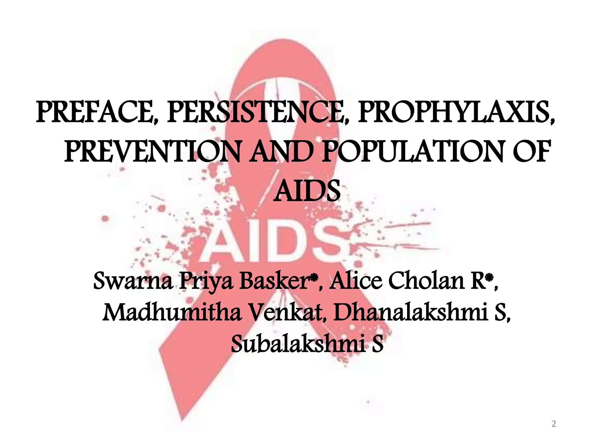 Aids presentation ppt 16 sep | PPT