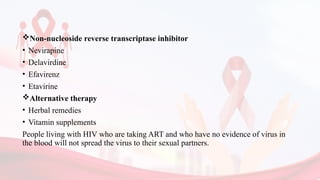 slideshare on HIV/AIDS.Acquired immunodeficiency syndrome | PPTX
