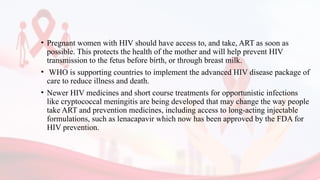 slideshare on HIV/AIDS.Acquired immunodeficiency syndrome | PPTX