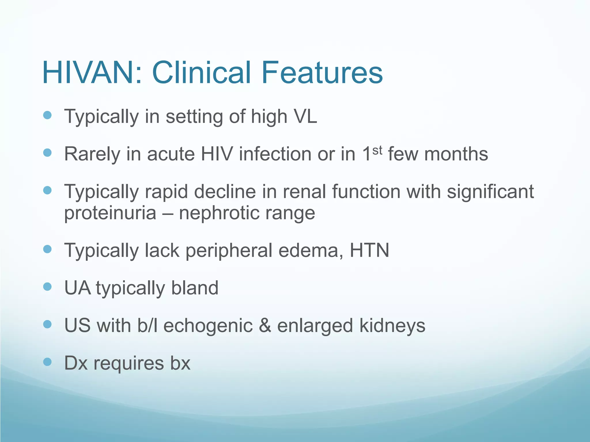 Renal Disease in HIV/AIDS | PDF