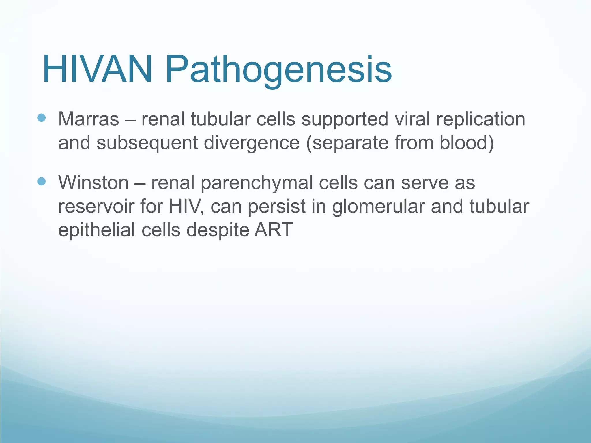 Renal Disease in HIV/AIDS | PDF